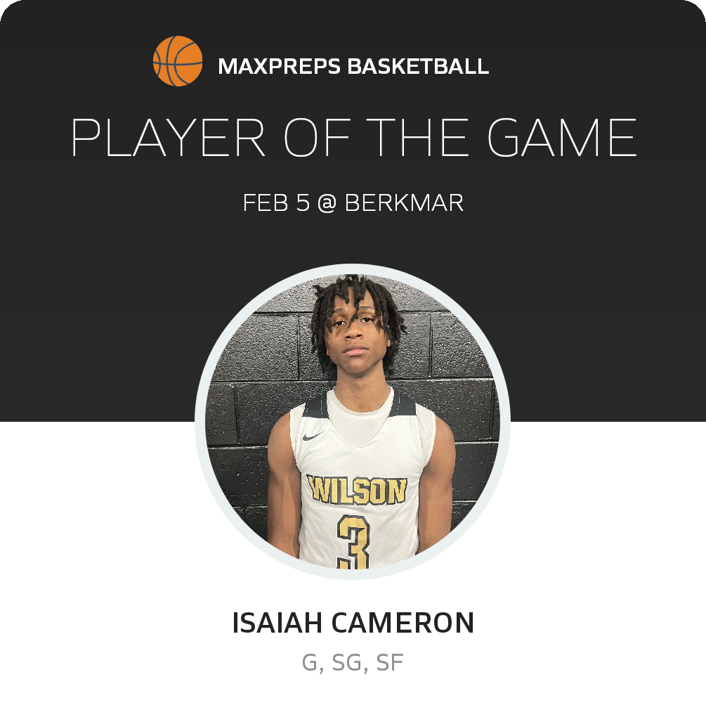 Isaiah Cameron | Wilson Academy, Lithonia, GA | MaxPreps