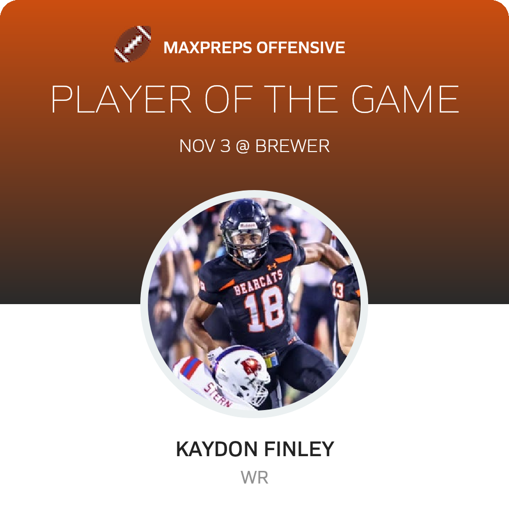 Kaydon Finley's High School Career Home