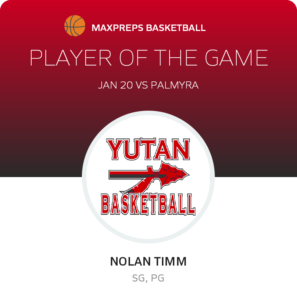 Yutan High School (NE) Varsity Basketball