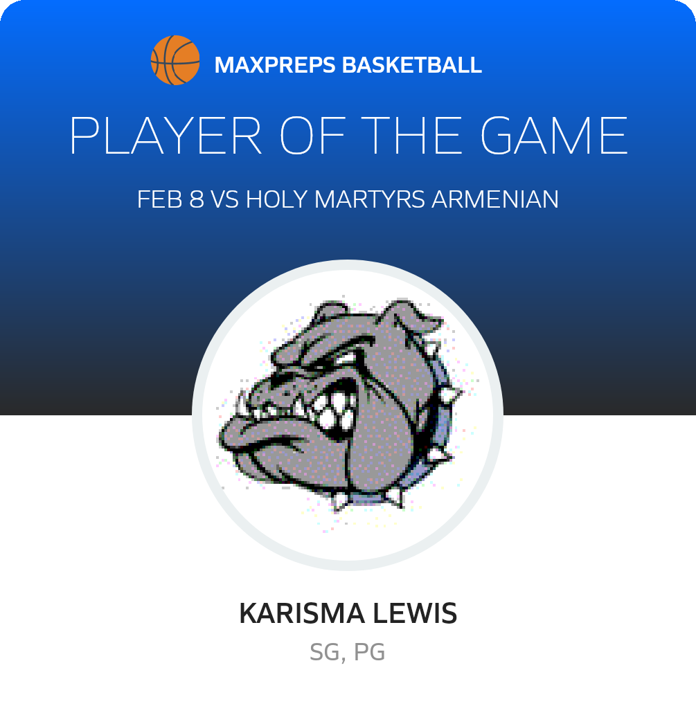 Karisma Lewis' Buena High School Career Home