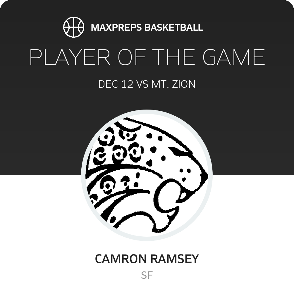 Cameron Ramsey's Stephenson High School Career Home