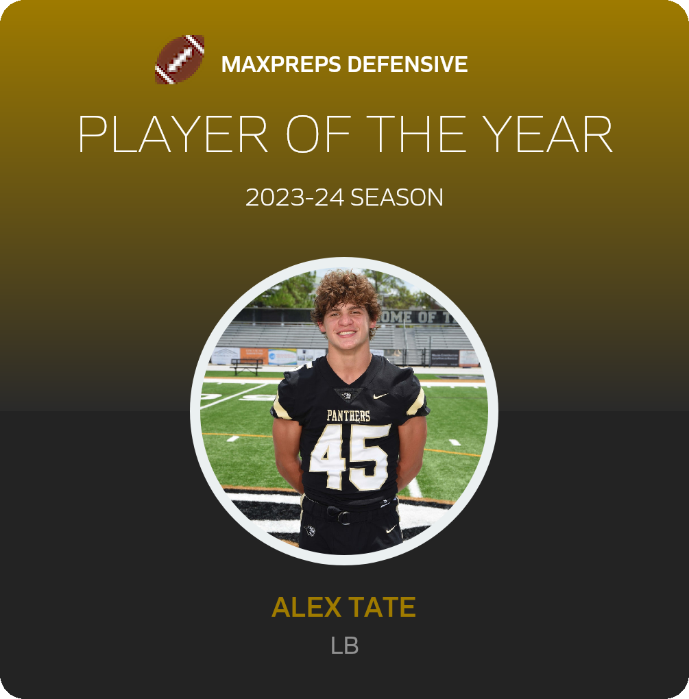 Alex Tate's Plant High School Career Home