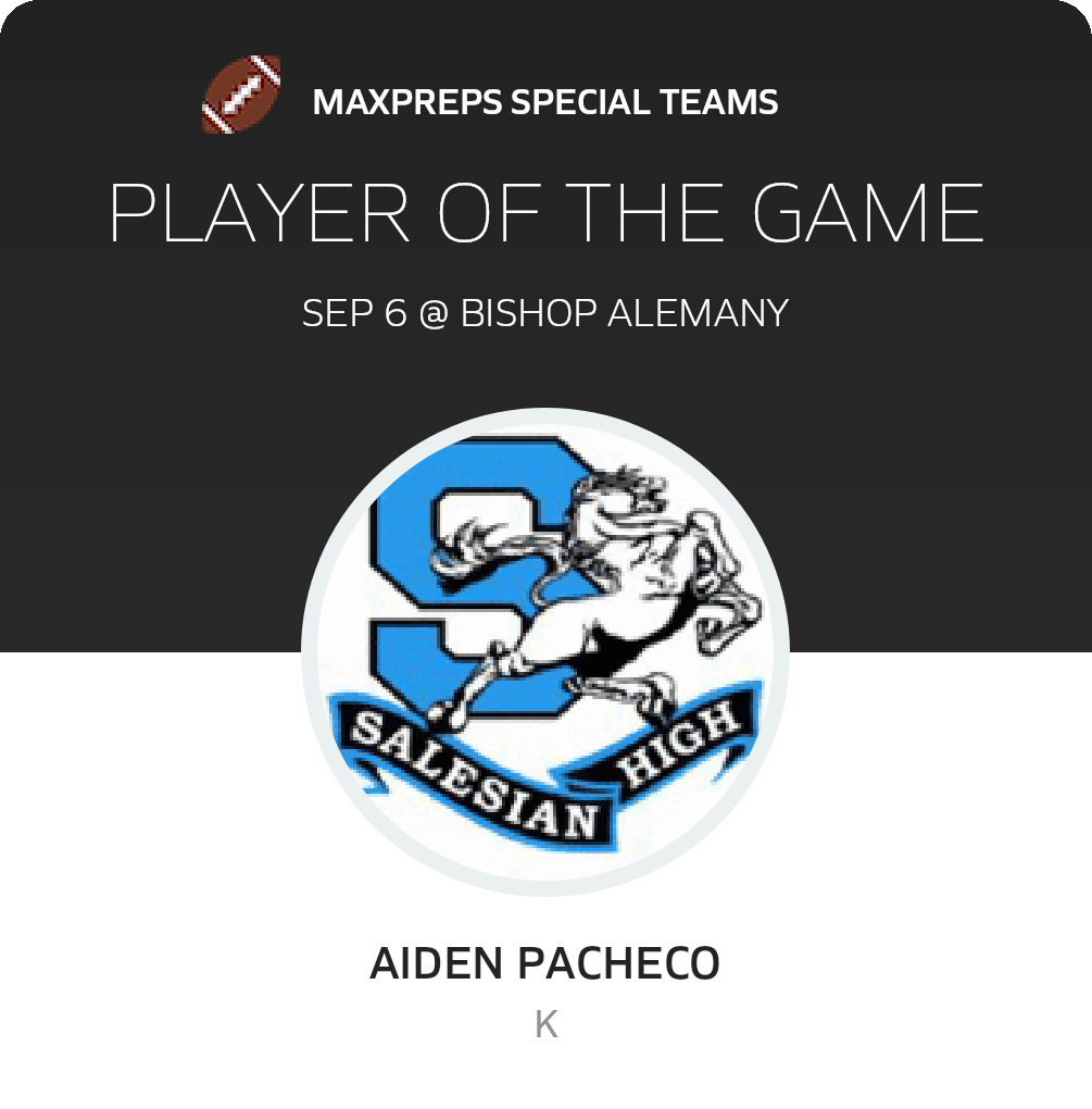 Salesian High School (Los Angeles, CA) Varsity Football
