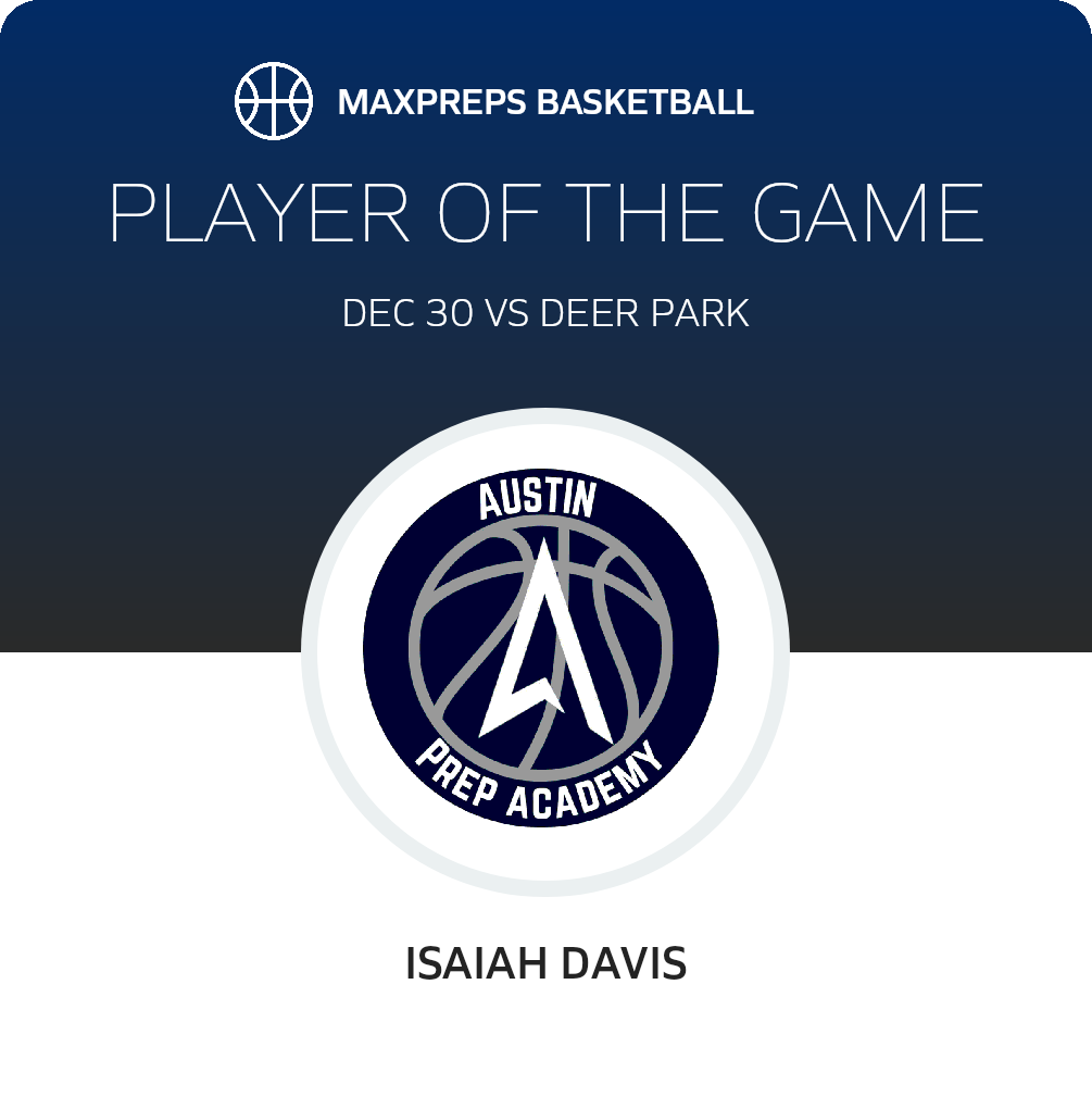 Austin Prep Academy vs Deer Park | Basketball | 12/30/2025