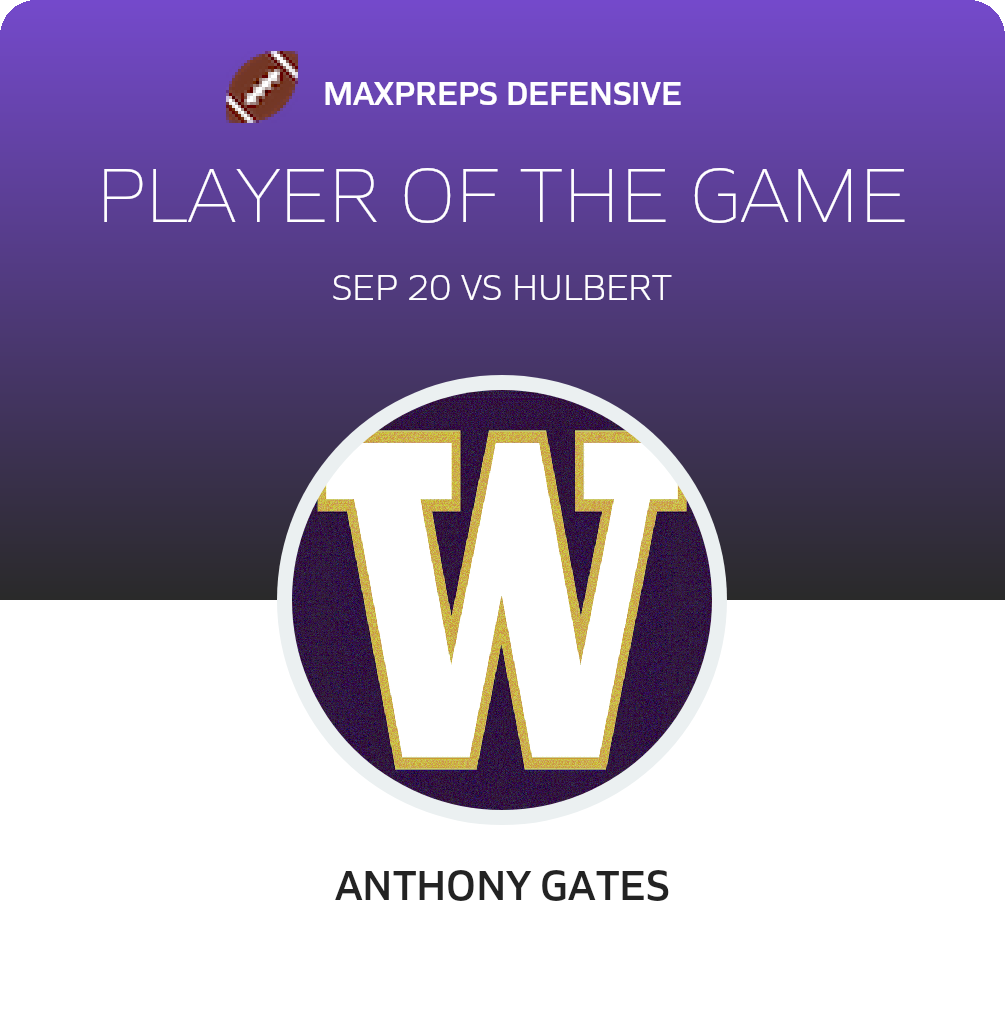 Westville High School (OK) Varsity Football