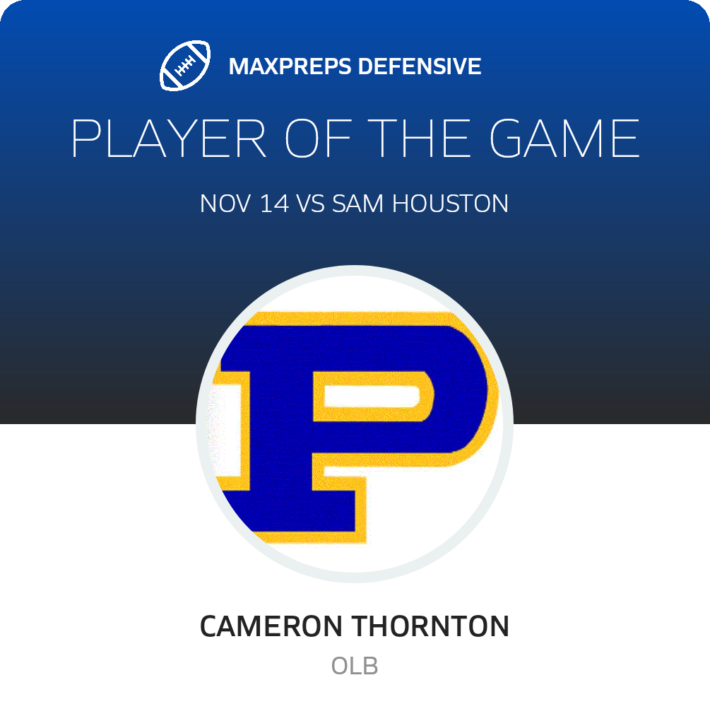 Pflugerville vs Sam Houston | Football | 11/14