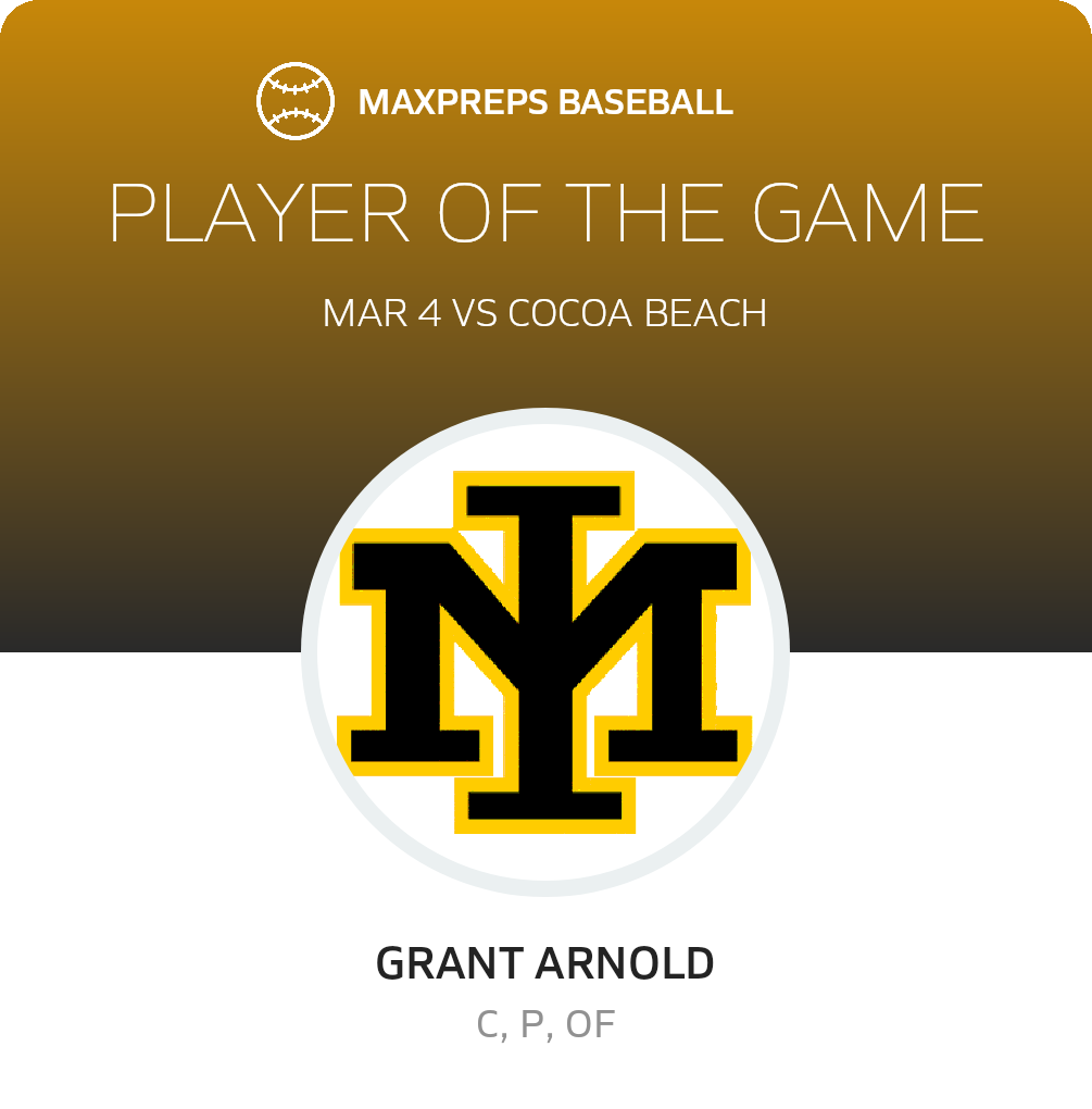 Merritt Island High School (FL) Varsity Baseball