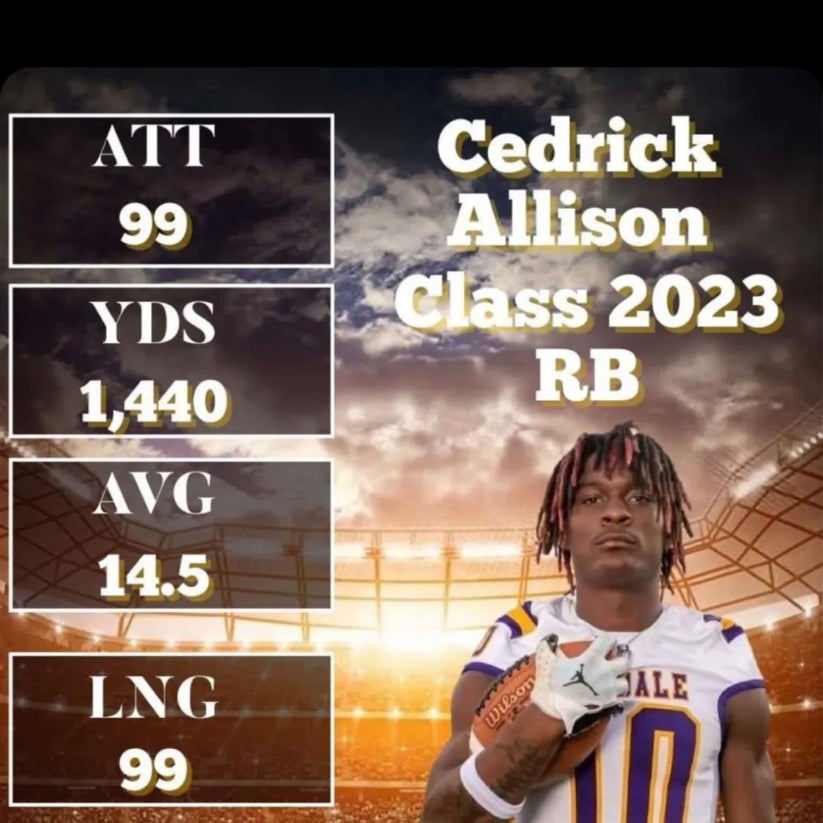 Ced Allison's High School Football Stats