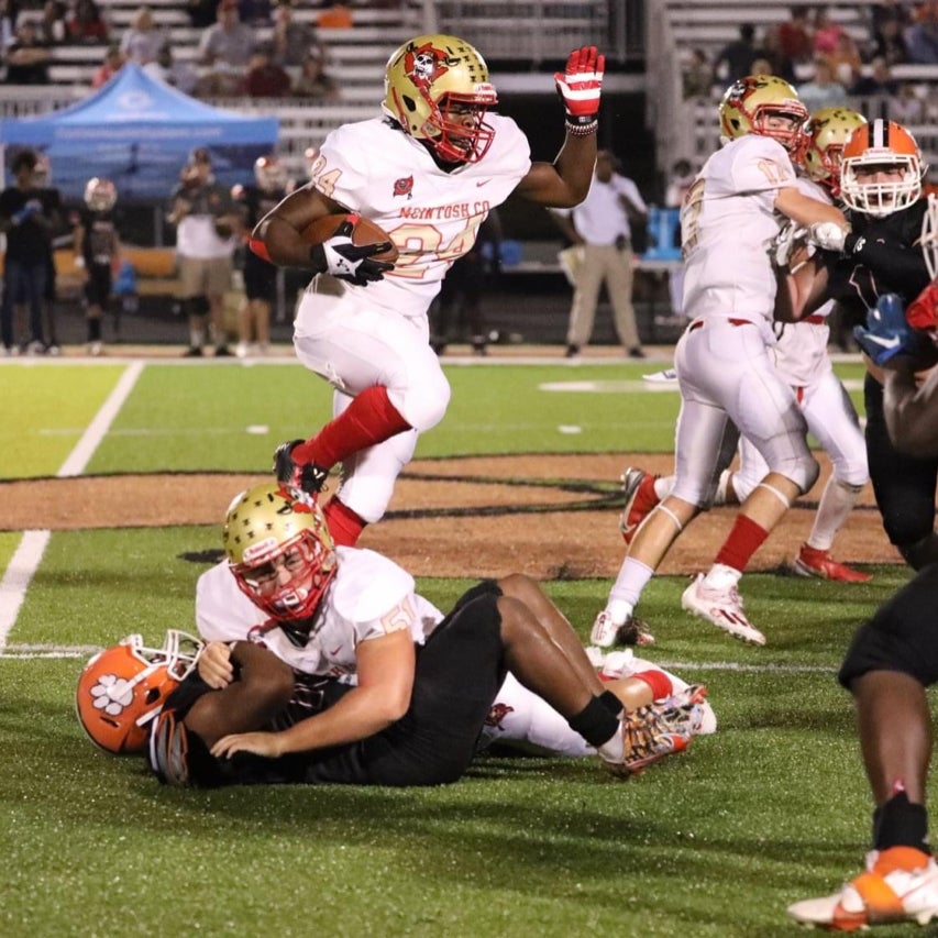 Deondray Bacon's McIntosh County Academy Career Home