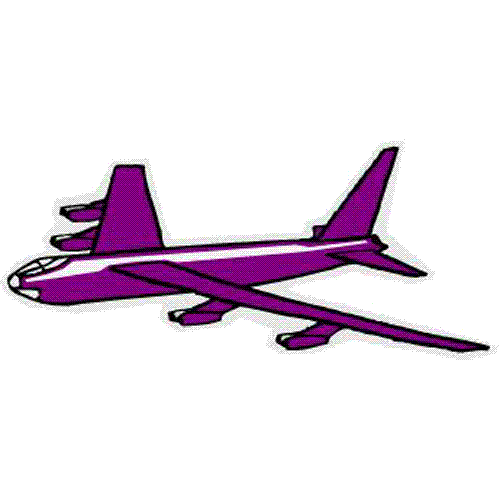 W76 Airplane Clipart
