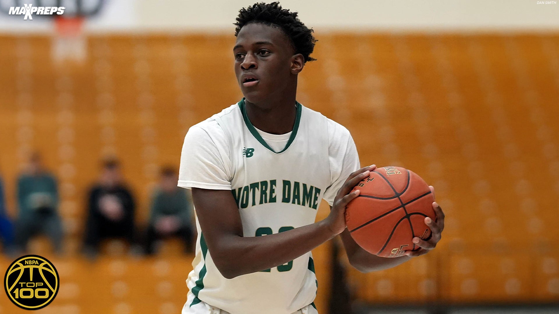 Abdou Toure's Notre Dame High School Career Home